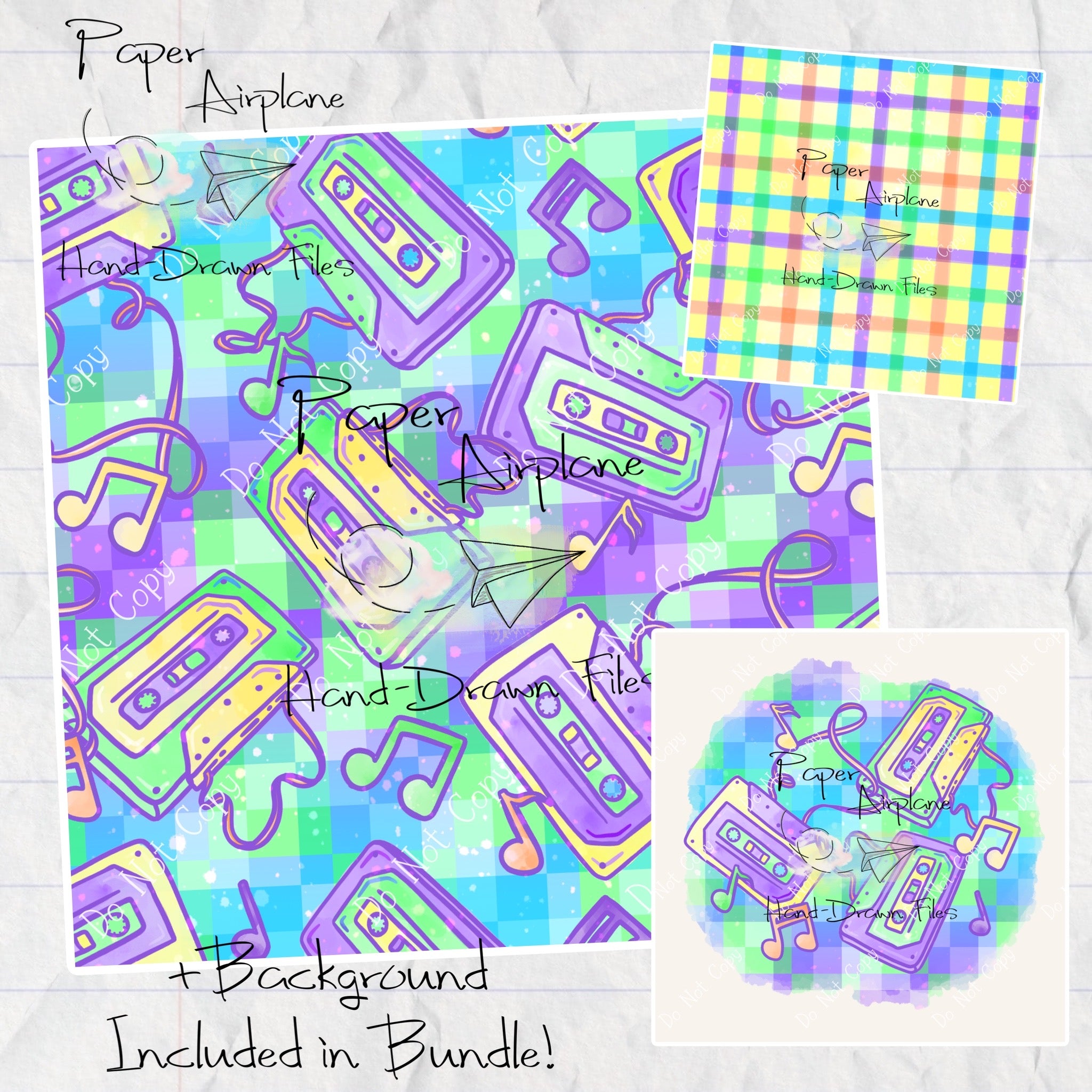 Mixtapes (Original) – Paper Airplane Hand-Drawn Files