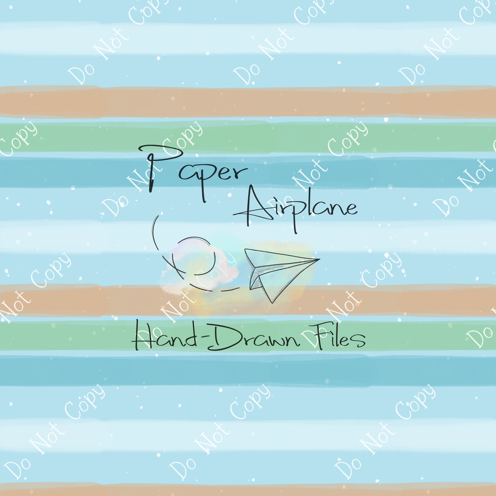 Sea Animals (Original) – Paper Airplane Hand-Drawn Files