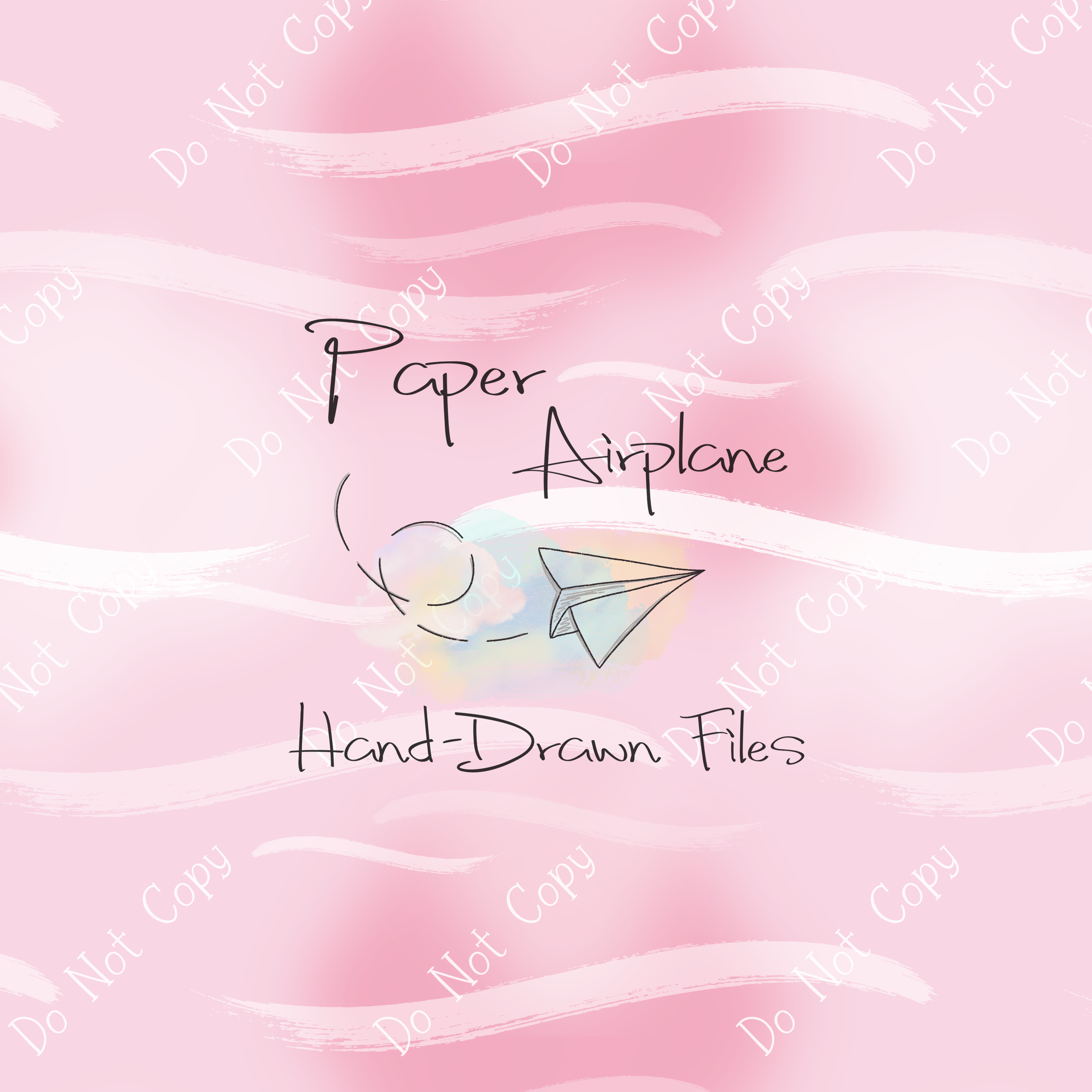 Sea Animals (Cotton Candy) – Paper Airplane Hand-Drawn Files