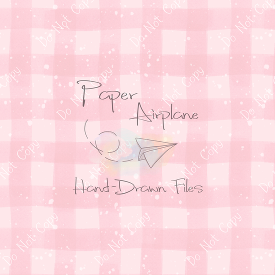 Easter Fun (Pink) – Paper Airplane Hand-Drawn Files