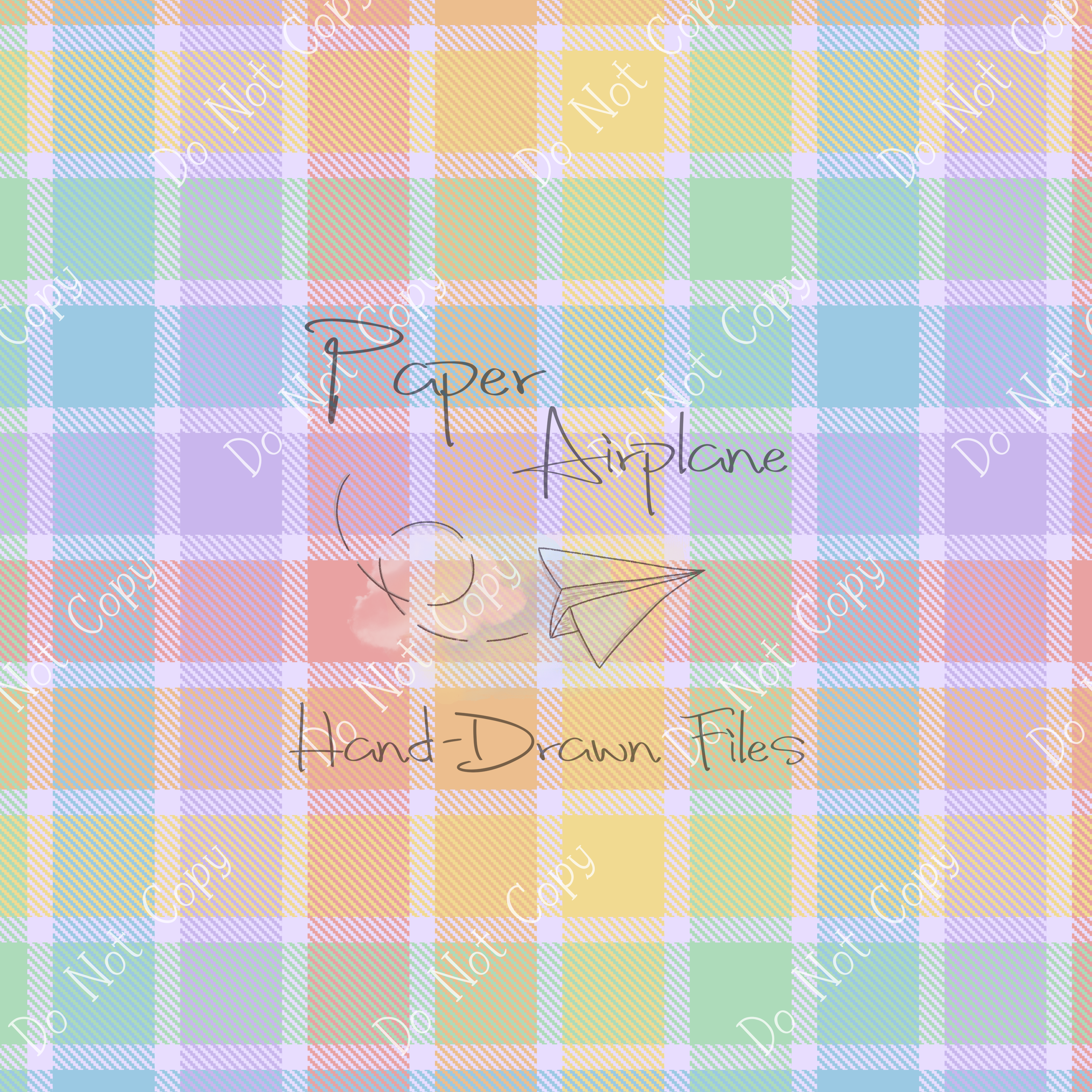 Easter Fun (Purple) – Paper Airplane Hand-Drawn Files